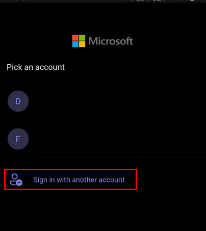 Signing into Teams on a Mobile – Newcastle Airport